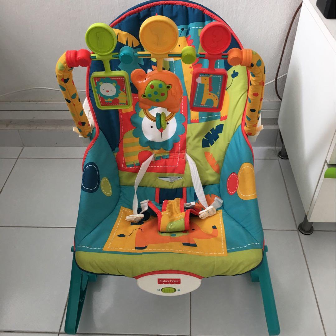 IKEA baby cot and fisher price rocker, Babies & Kids, Babies & Kids ...