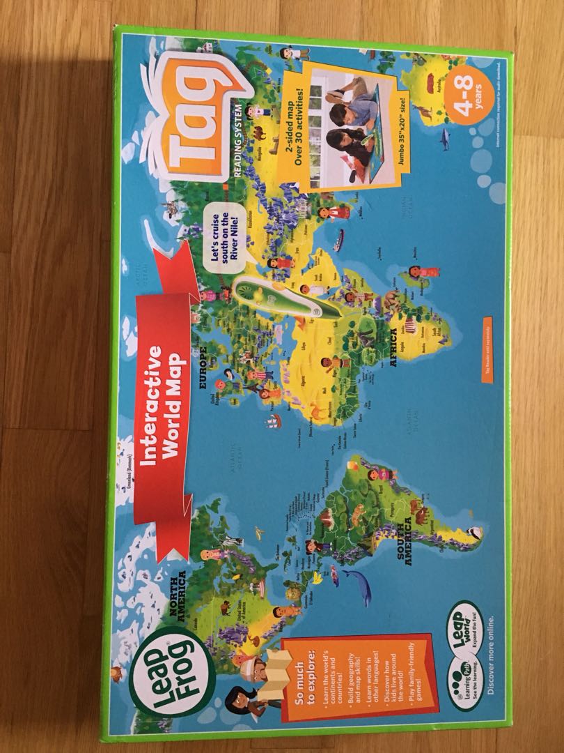 Interactive World Map, Hobbies & Toys, Toys & Games on Carousell