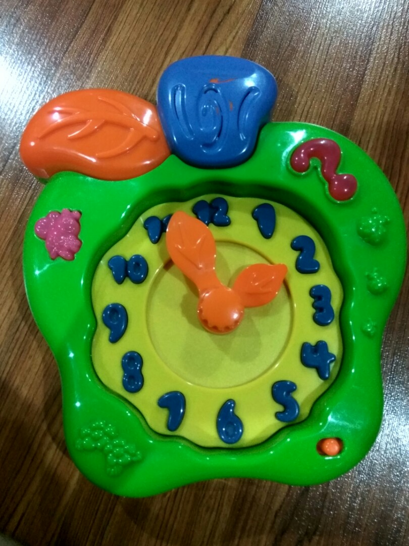 Mainan Belajar Jam n Quiz Jam dalam bahasa Inggris, Bayi & Anak, Mainan ...