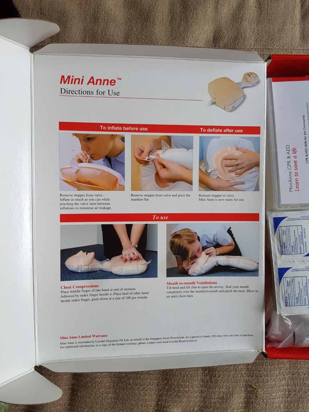 Mini Anne CPR & AED, Everything Else on Carousell