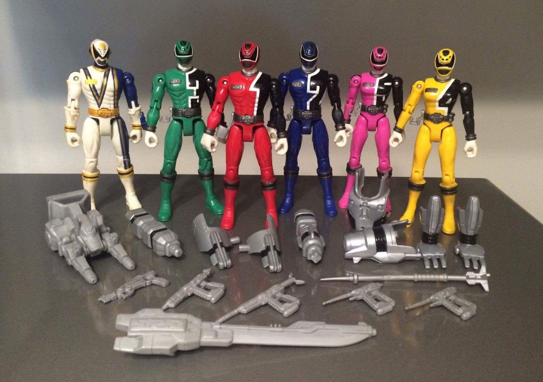 Power Rangers SPD (S.P.D.) Articulated Action Figures by Bandai ...