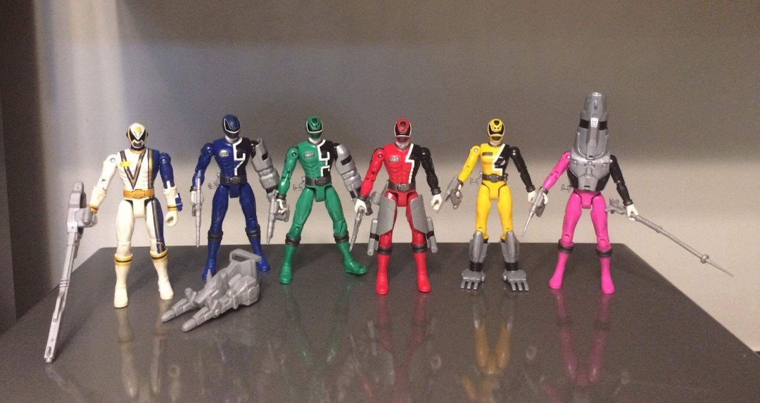 Power Rangers SPD (S.P.D.) Articulated Action Figures by Bandai ...