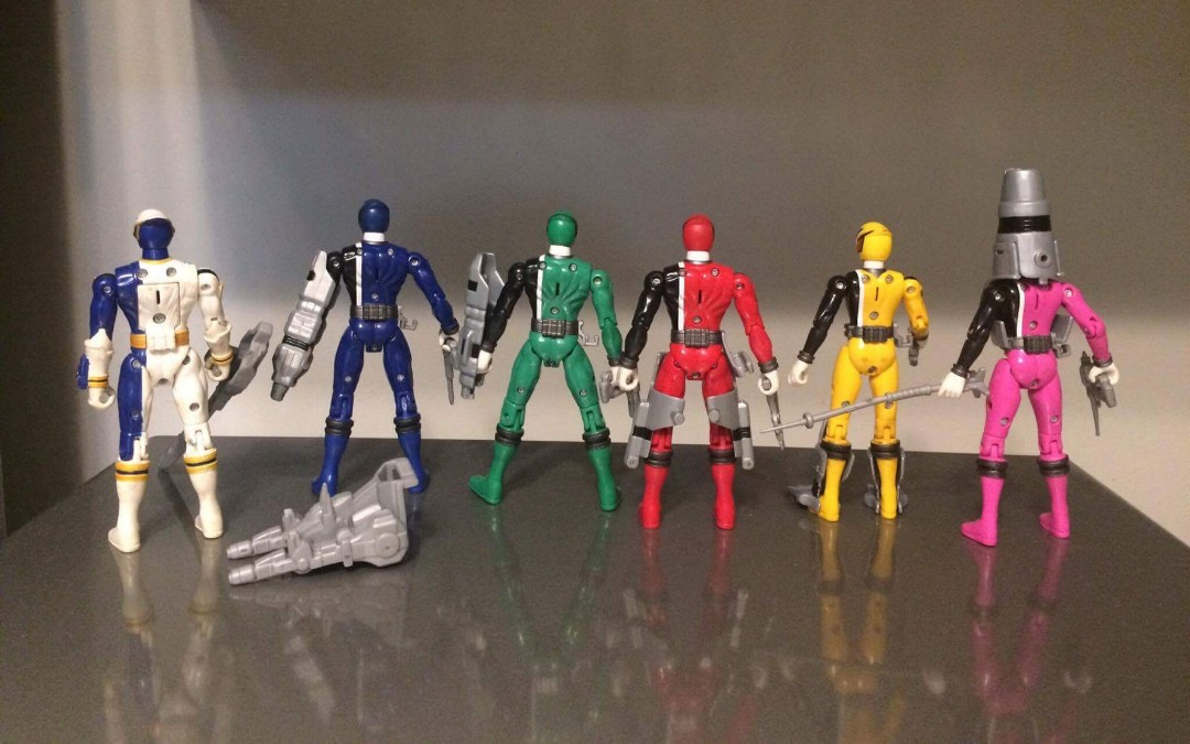 Power Rangers SPD (S.P.D.) Articulated Action Figures by Bandai ...