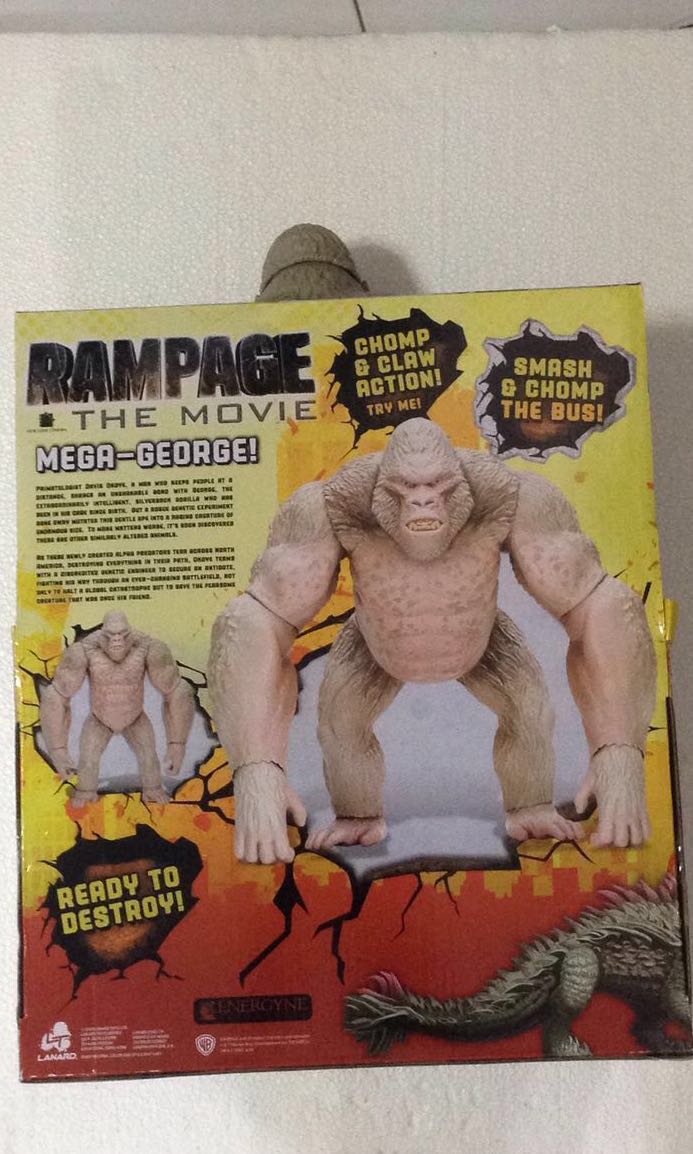 Rampage - 16" Mega George ( figure is 3.75 inch tall), Hobbies & Toys ...
