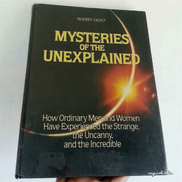 Reader's Digest MYSTERIES OF THE UNEXPLAINED, Hobbies & Toys, Books ...