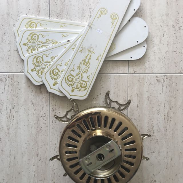 Victorian Electric Ceiling Fan, Furniture & Home Living, Home Decor ...
