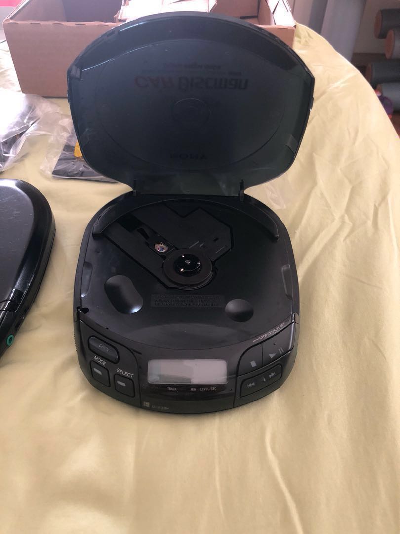 Vintage Sony Car Discman D-838K complete with box and two units not ...
