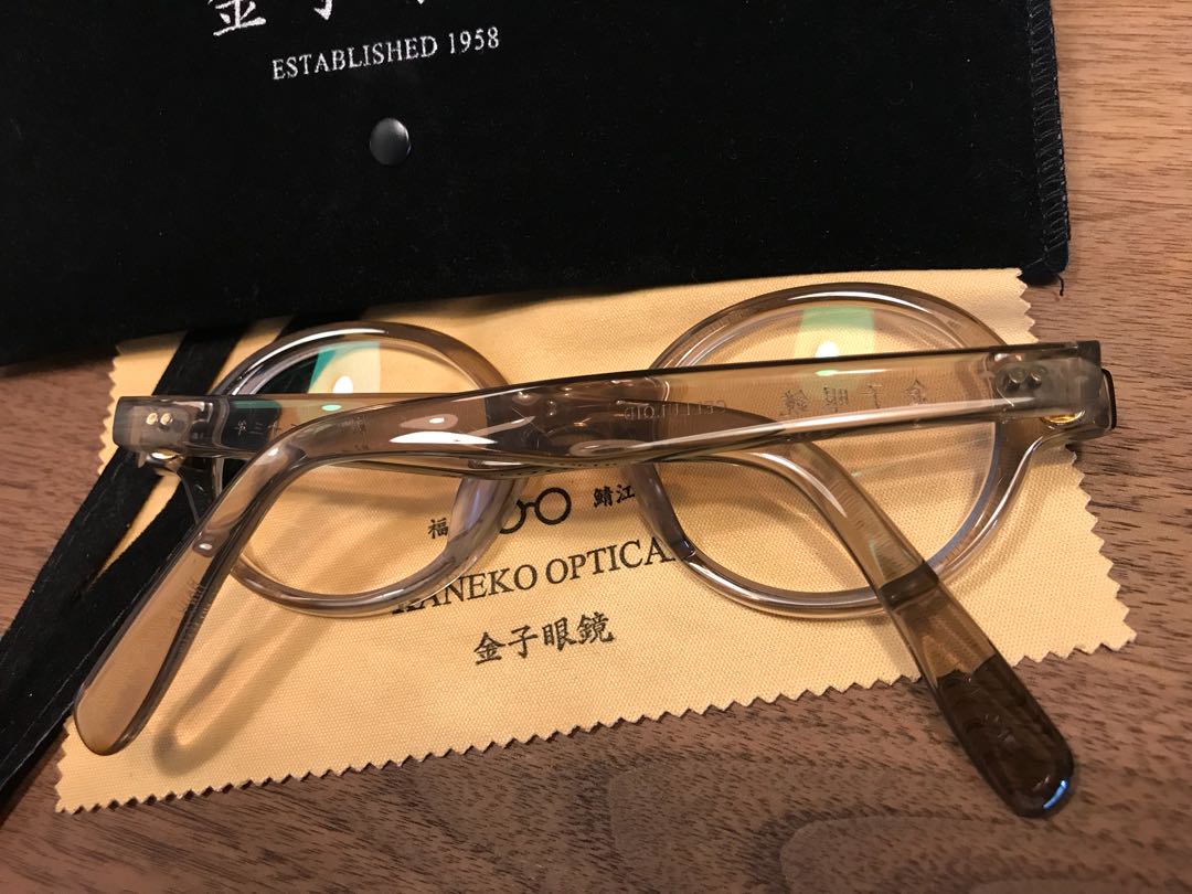 金子眼鏡 KC-10 LBR, 名牌, 飾物及配件 - Carousell