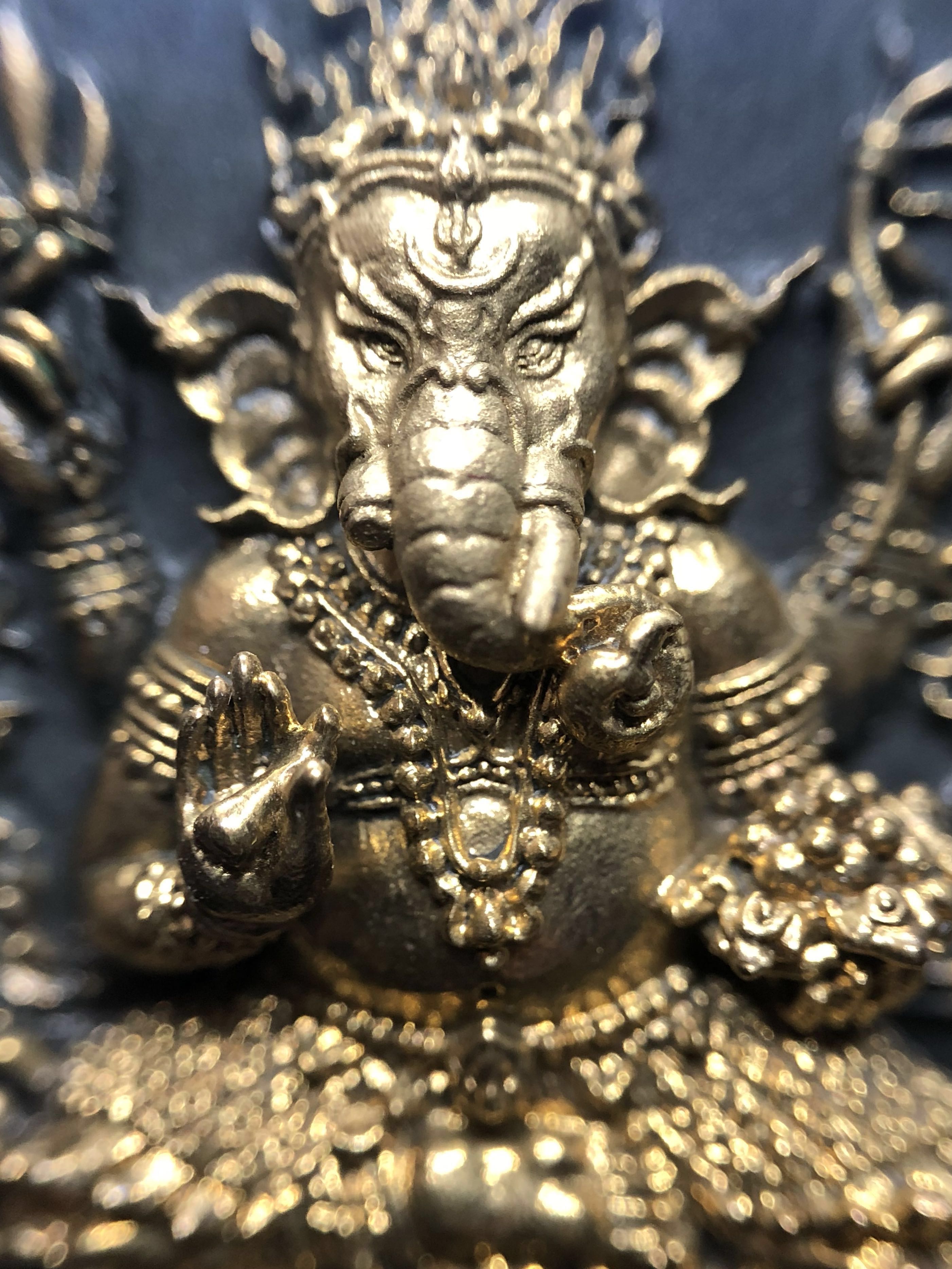 Thai Amulet - Rare Rian Phra Pikanet w/ Kring - Wat Saman - Ganesha ...