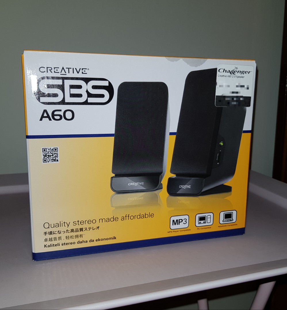 Creative SBS A60 Speakers, Audio, Soundbars, Speakers & Amplifiers on ...