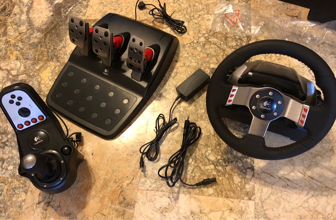 Logitech G27 Steering Wheel, Video Gaming, Gaming Accessories ...