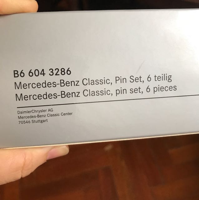 Mercedes classic pin set, Car Accessories, Accessories on Carousell