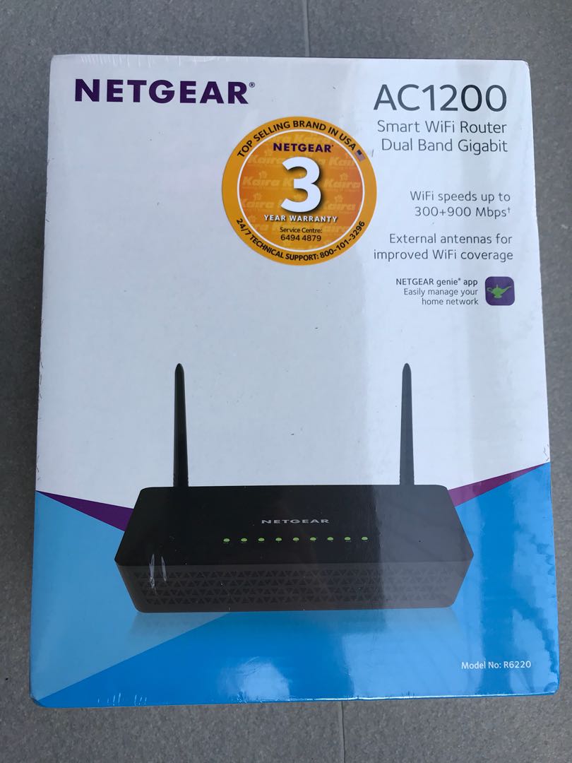 New Netgear AC1200 Smart Wifi Router Dual Band Gigabit, Computers ...