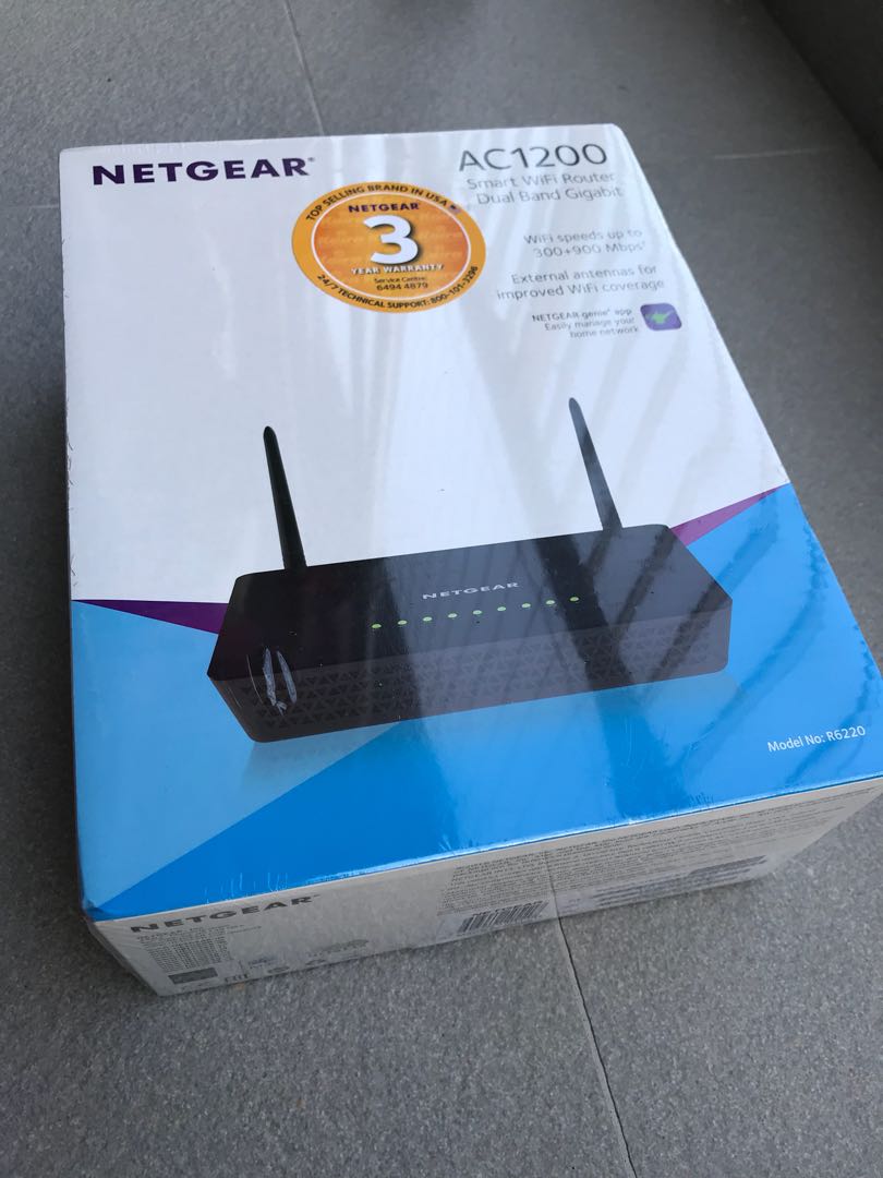 New Netgear AC1200 Smart Wifi Router Dual Band Gigabit, Computers ...