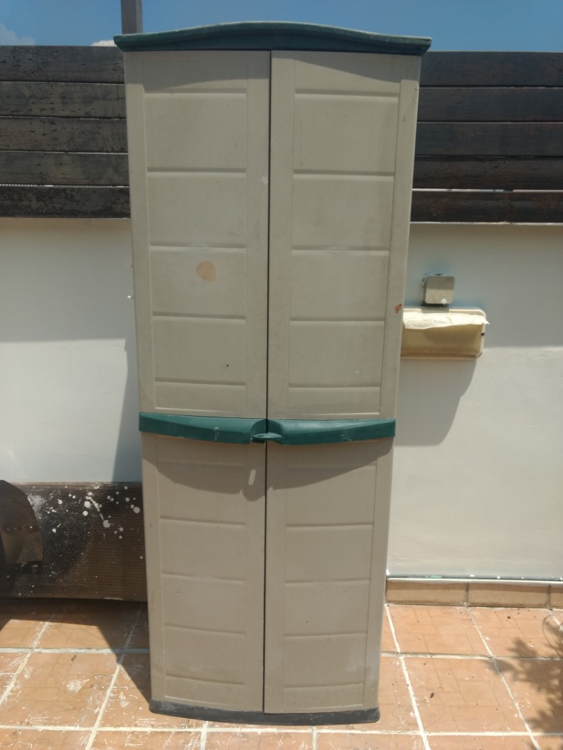 Outdoor waterproof cabinet / wardrobe storage, Furniture & Home Living ...