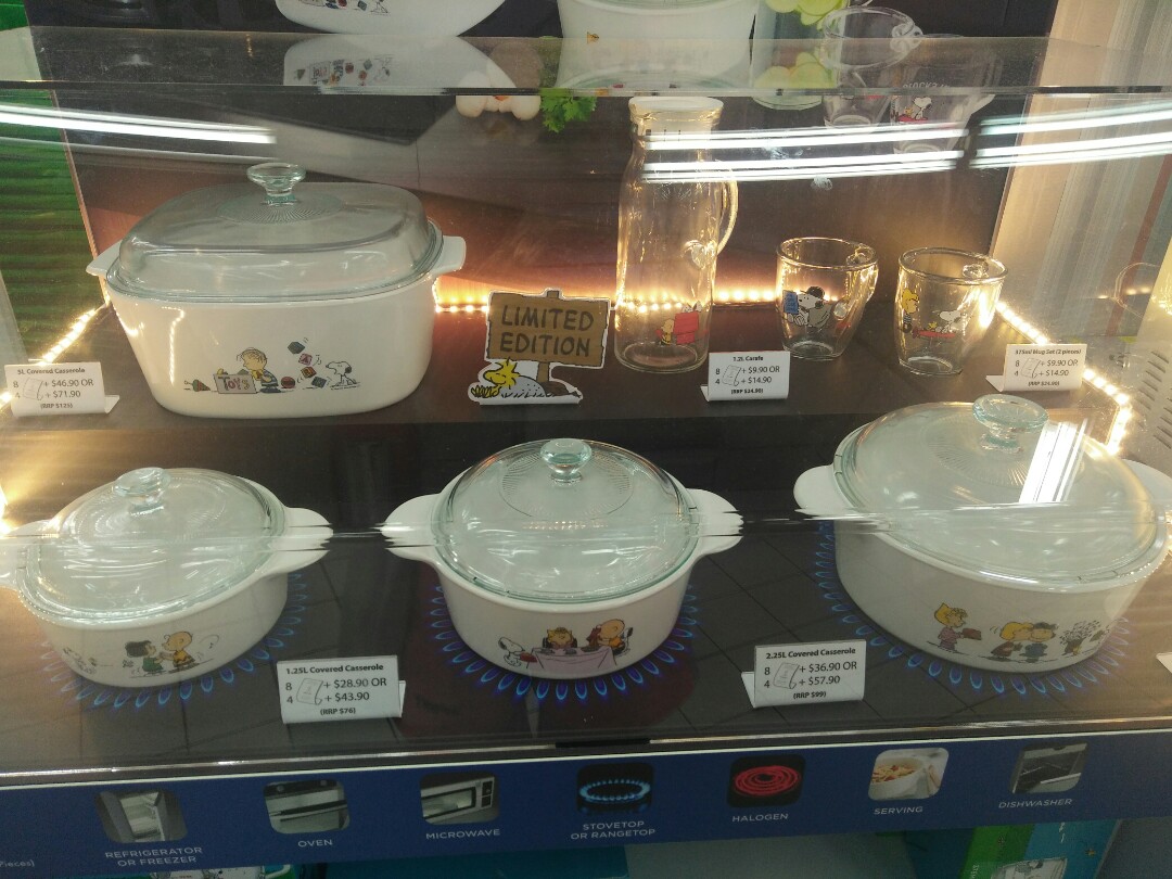 Peanuts Snoopy Corningware Cookware, TV & Home Appliances, Kitchen ...