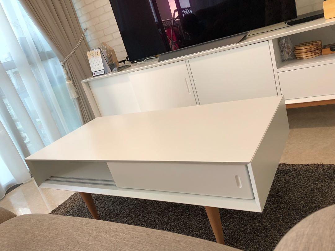 Star Living Azumi-N Coffee Table with storage box, Furniture & Home ...