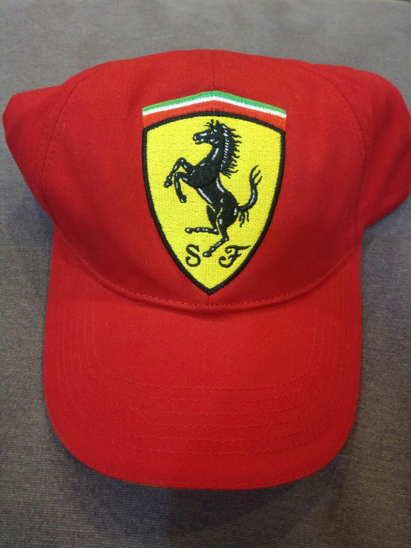 Ferrari Cap, Men's Fashion, Tops & Sets, Tshirts & Polo Shirts on Carousell