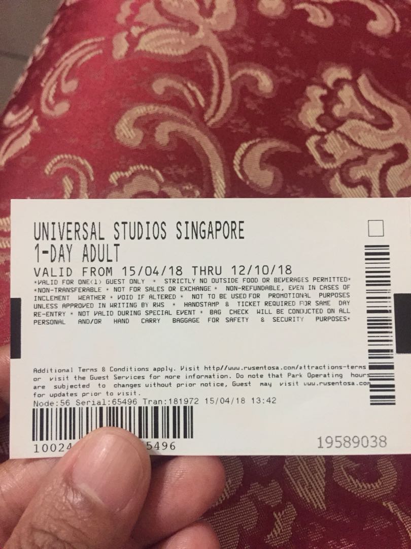 Universal studios ticket, Tickets & Vouchers, Event Tickets on Carousell