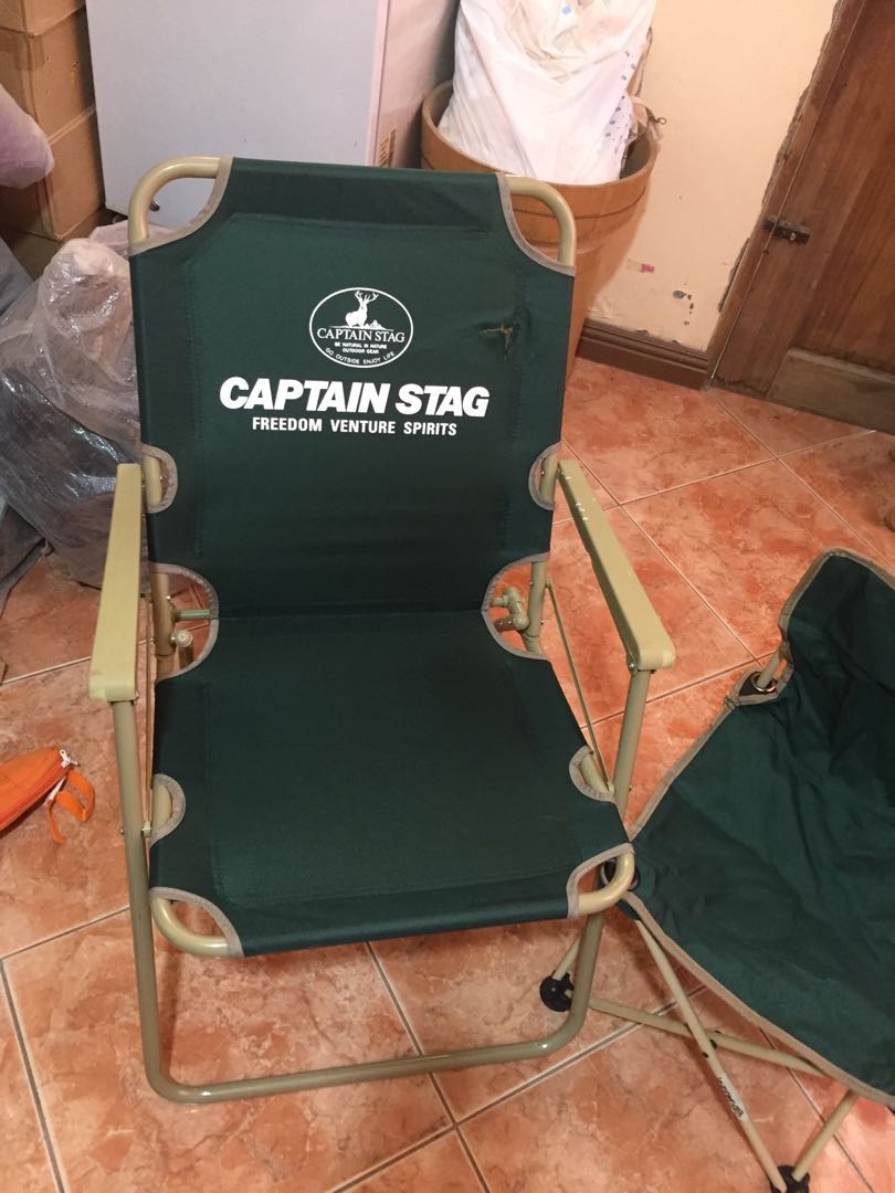Captain Stag and Coleman Chair with free Folding table , Babies & Kids ...