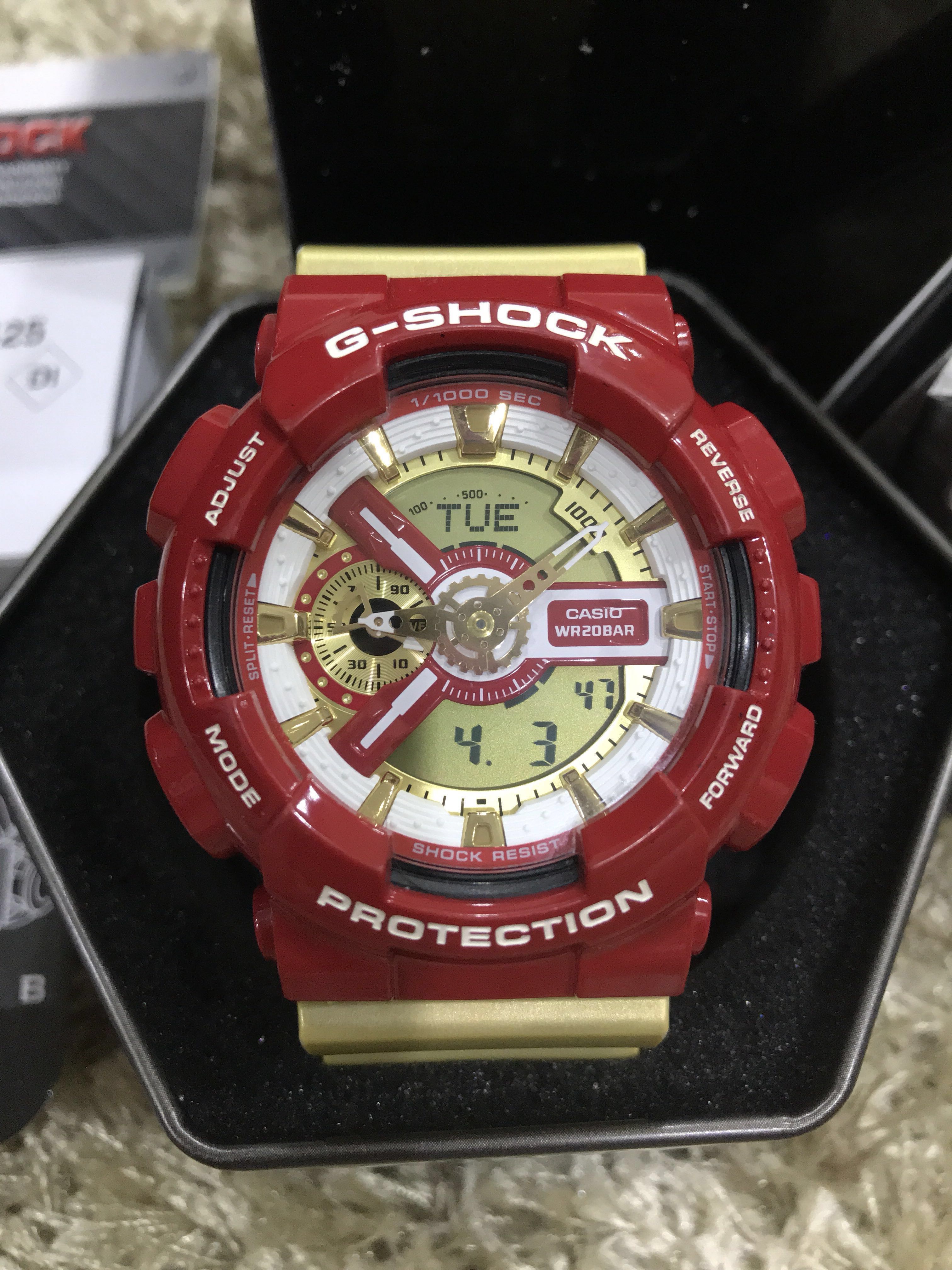 CASIO G-SHOCK IRONMAN WATCH GA-110CS-4A GA110CS, Luxury, Watches on ...