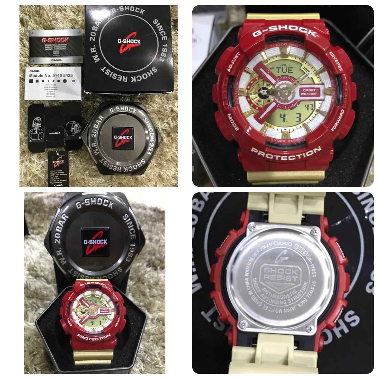 CASIO G-SHOCK IRONMAN WATCH GA-110CS-4A GA110CS, Luxury, Watches on ...