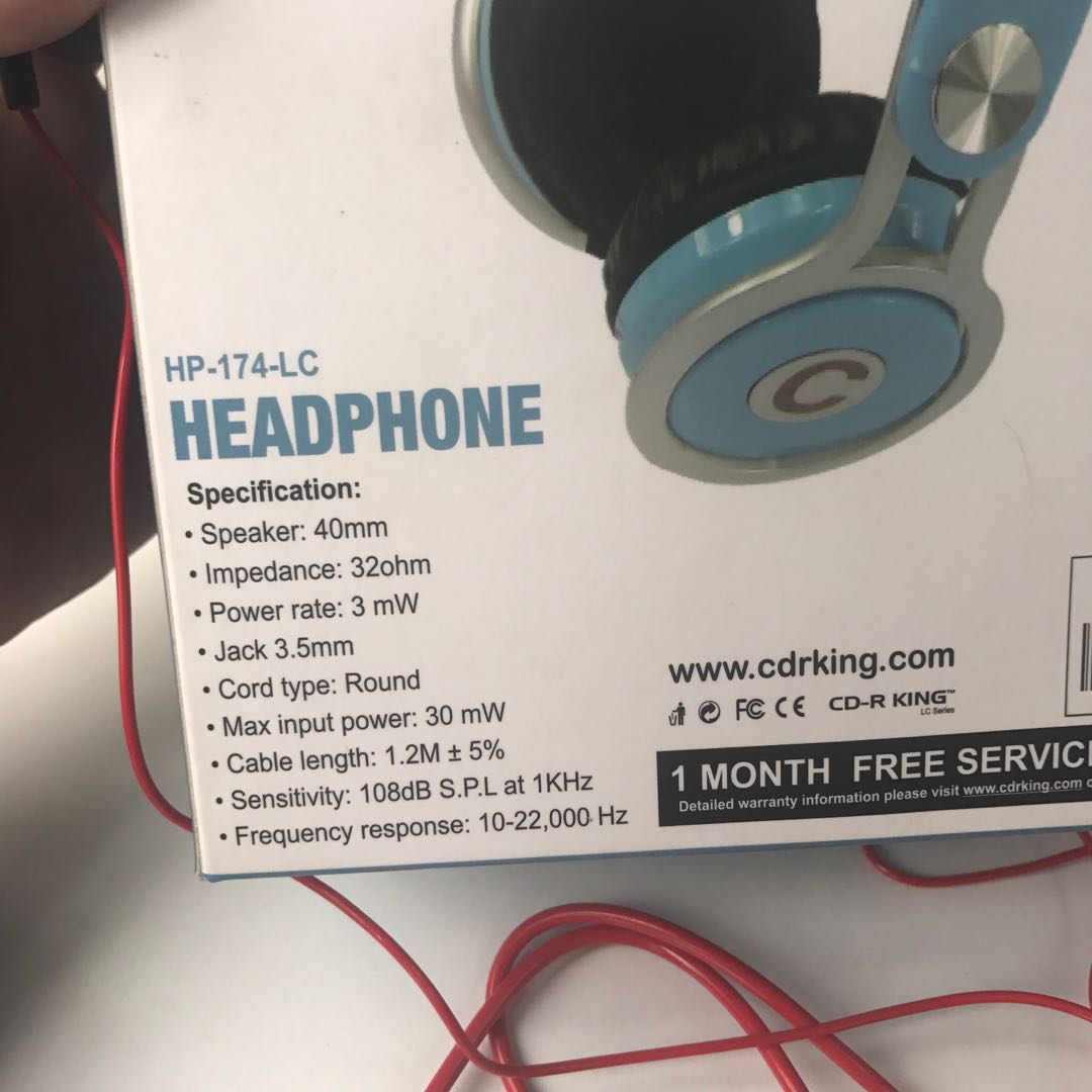 CD-R King Headphone, Audio, Headphones & Headsets on Carousell