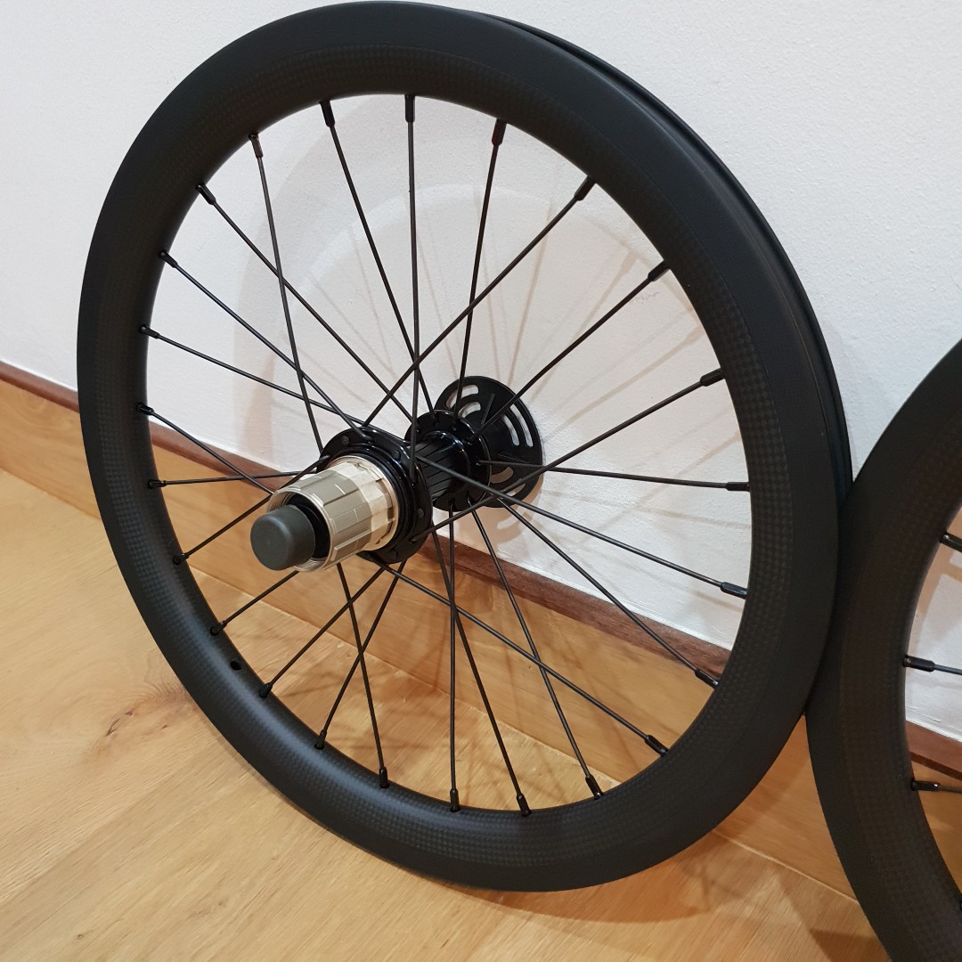 Custom-built Carbon 16inch 349 Wheelset, Sports Equipment, Bicycles ...