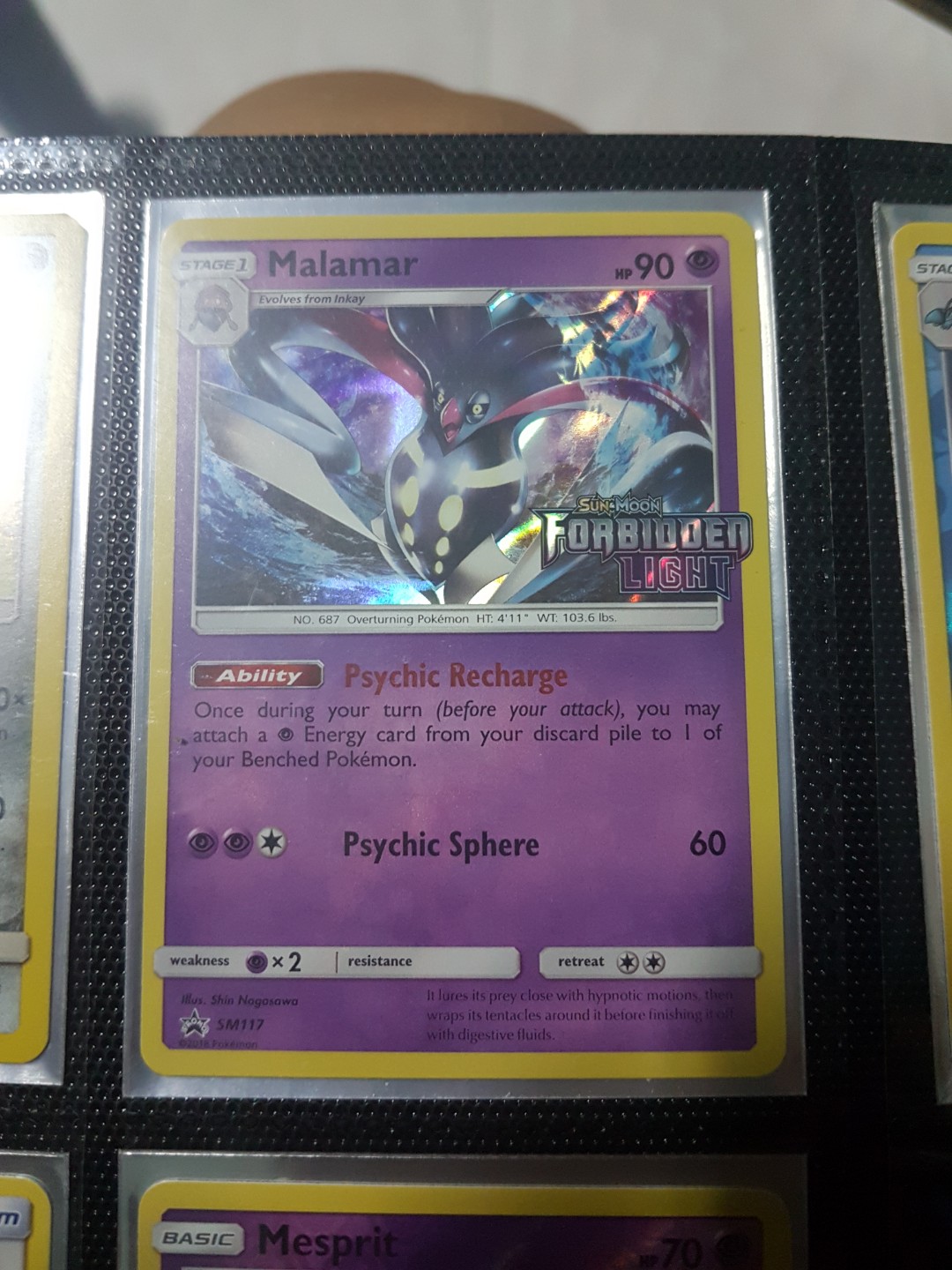 Malamar promo prerelease forbidden light pokemon tcg, Hobbies & Toys ...