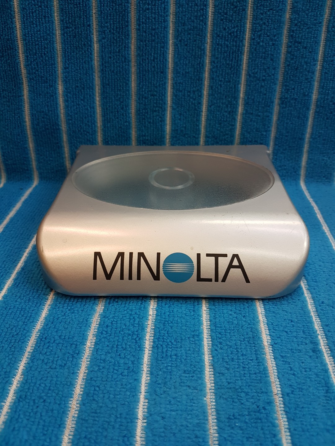 Minolta display stand, Photography, Cameras on Carousell