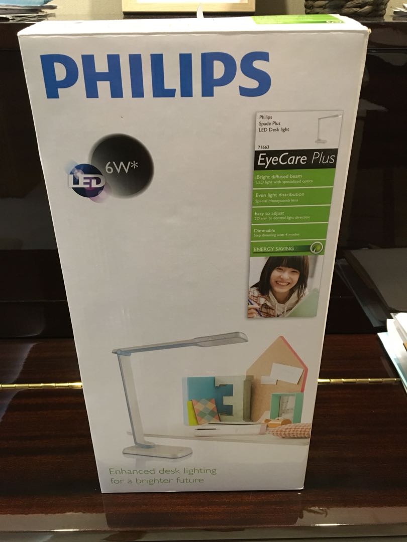Philips Spade Plus LED Study/Desk Lamp, TV & Home Appliances, Kitchen ...