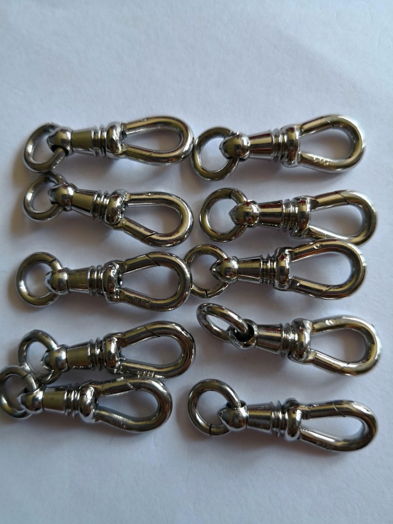 original stainless steel ah fok hook/clip for amulet, Women's Fashion ...