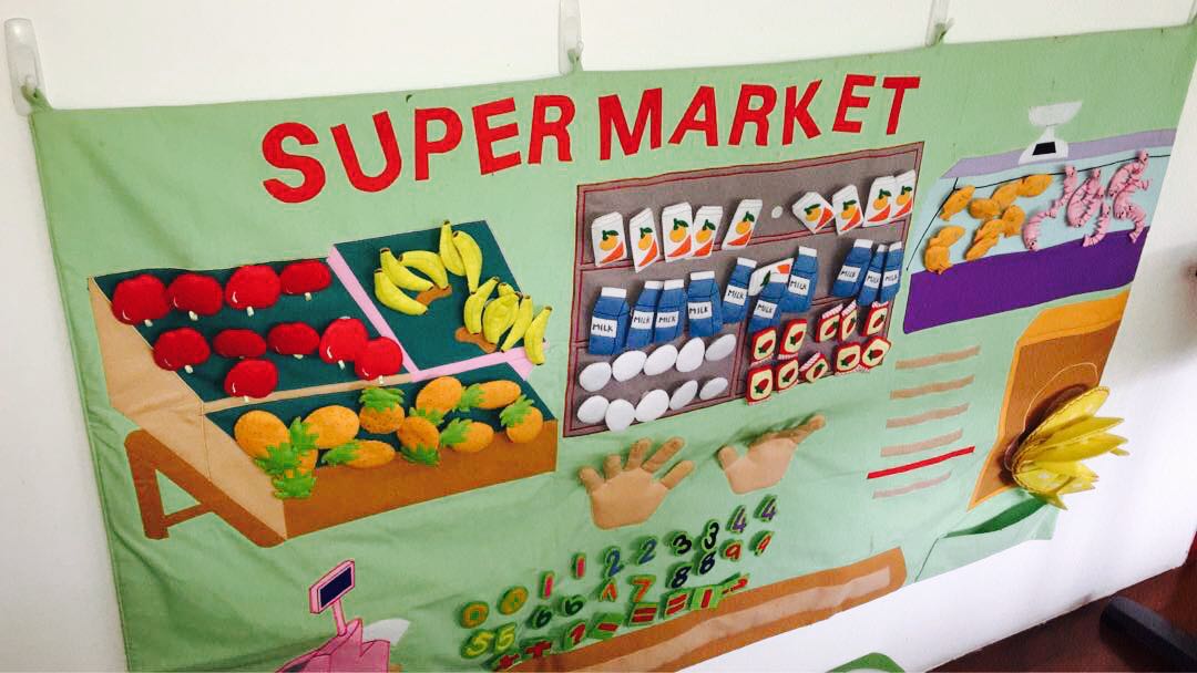 Supermarket theme Wall Chart, Babies & Kids, Baby Nursery & Kids ...