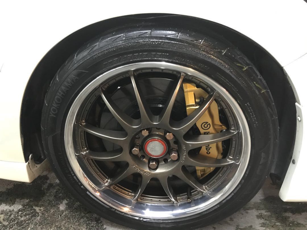18” work racing forged rims, Car Accessories, Accessories on Carousell