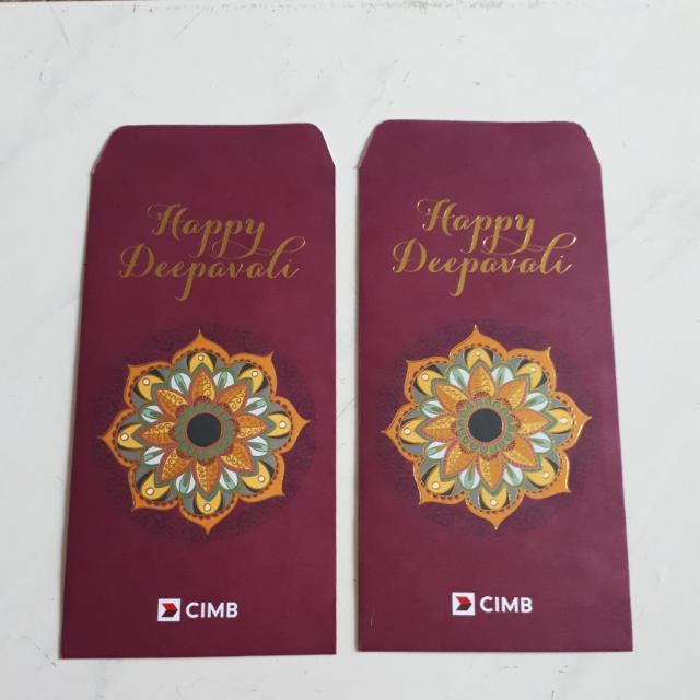 Angpao Money Packet Deepavali Cimb Bank, Hobbies & Toys, Stationery ...