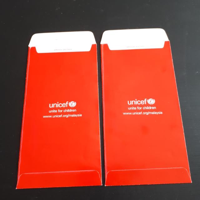 Angpao Red Packet CNY United Nations UNICEF, Hobbies & Toys ...