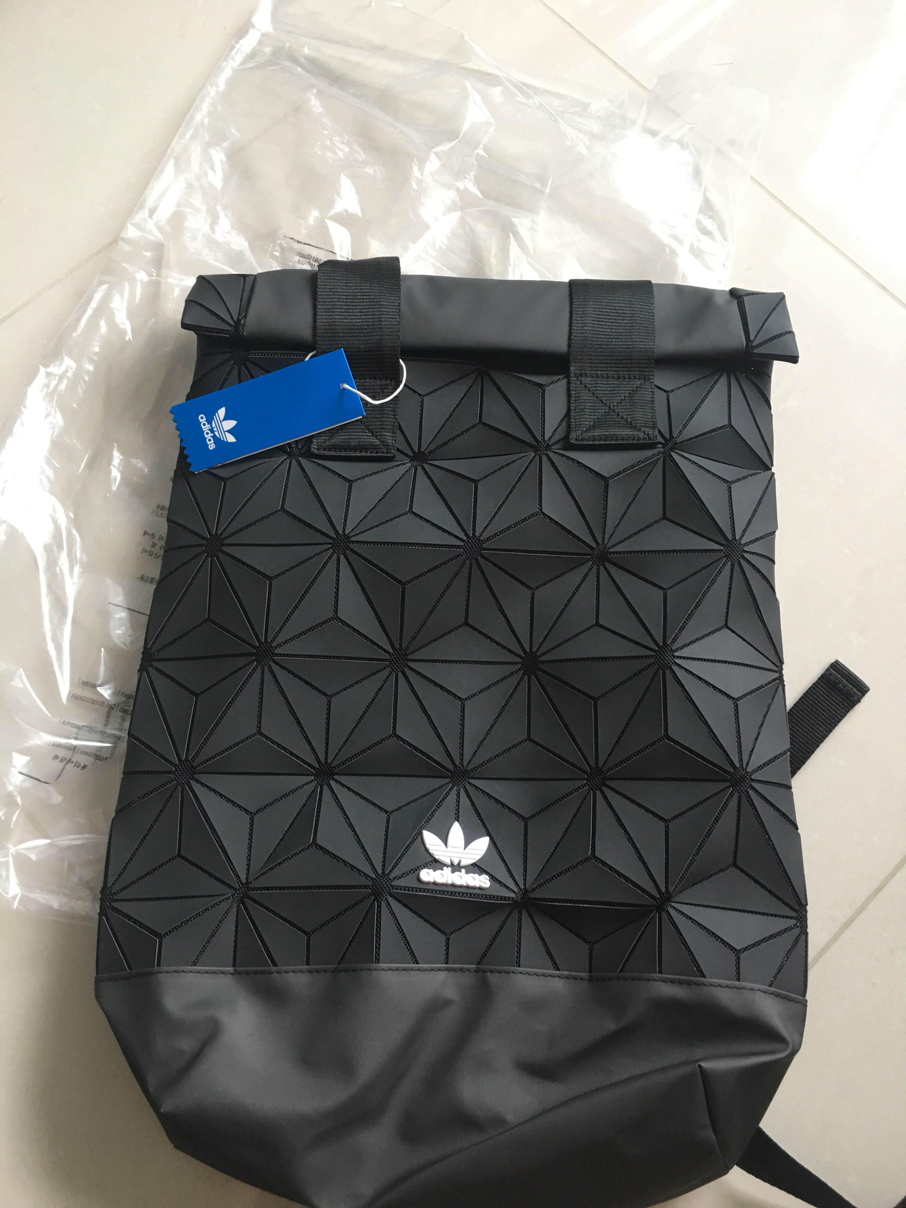 Authentic Adidas X Issey Miyake RollTop Backpack, Men's Fashion, Bags ...