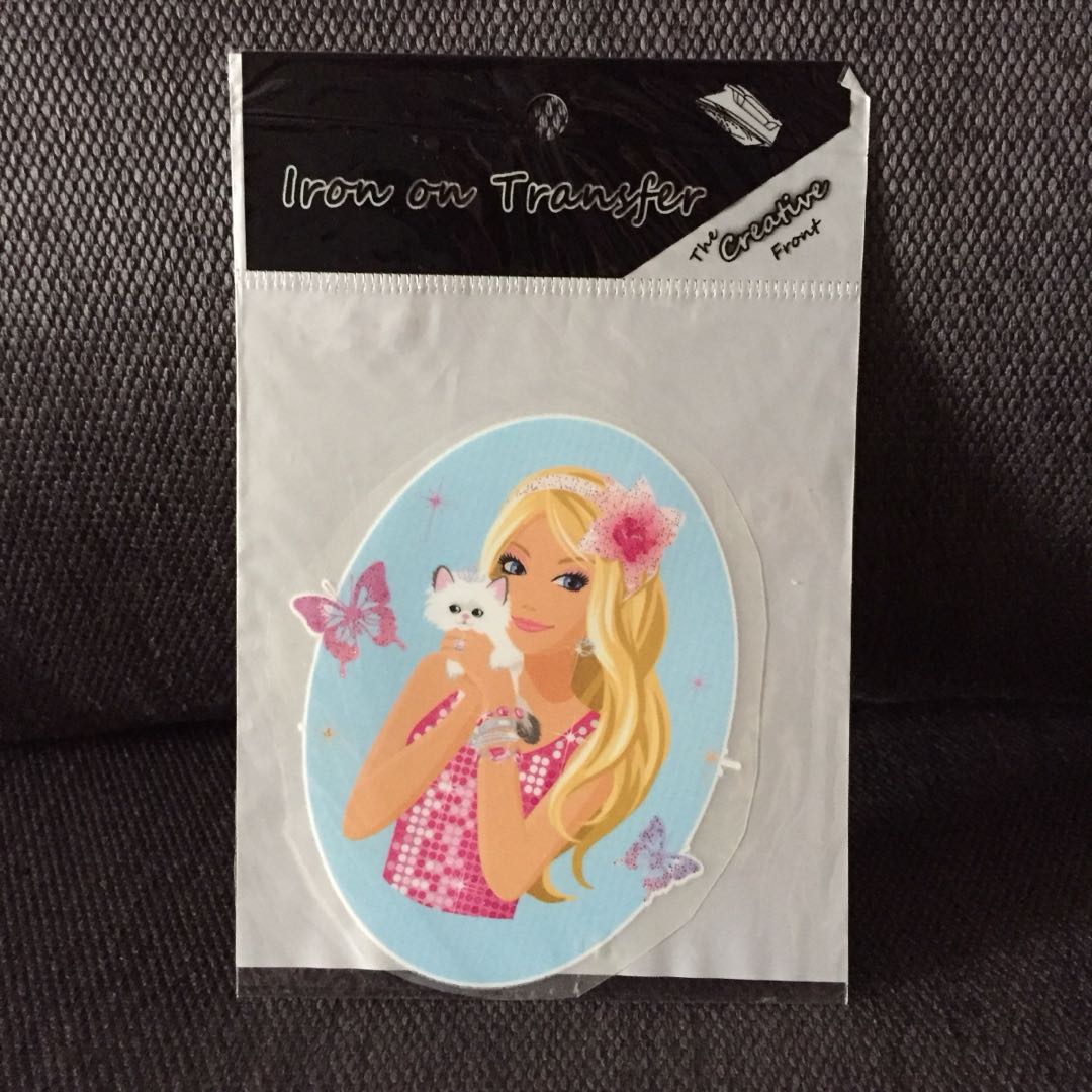 Barbie Iron-on transfer Design 2, Babies & Kids, Babies & Kids Fashion ...