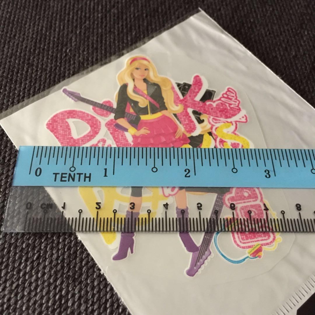Barbie Iron-On transfer Design 3, Hobbies & Toys, Stationery & Craft ...