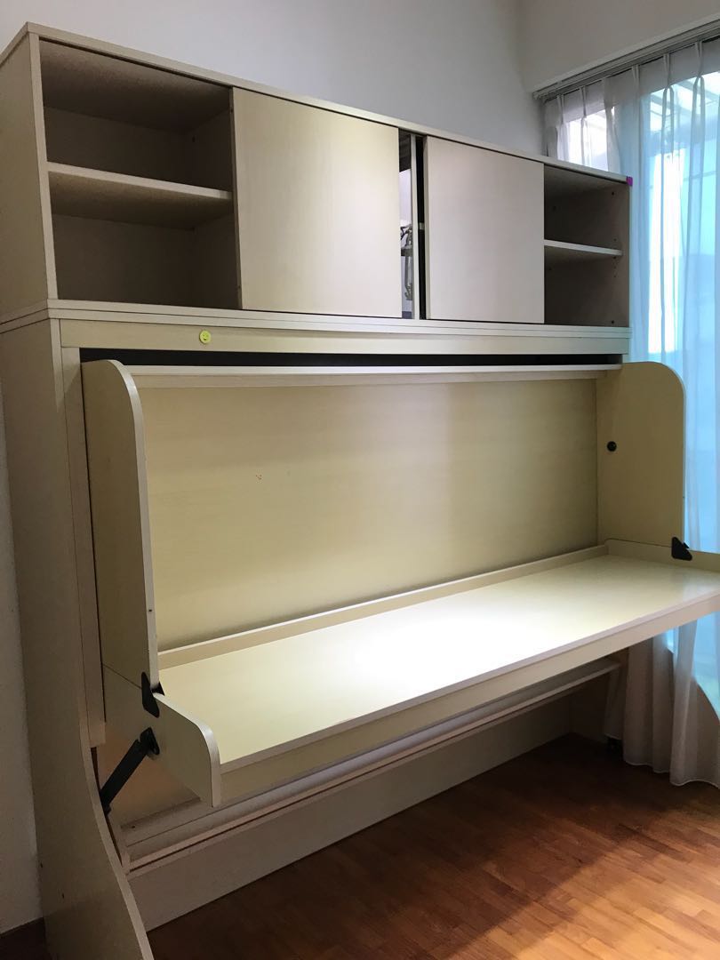 Bed cum study table and book shelf, Babies & Kids, Baby Nursery & Kids ...