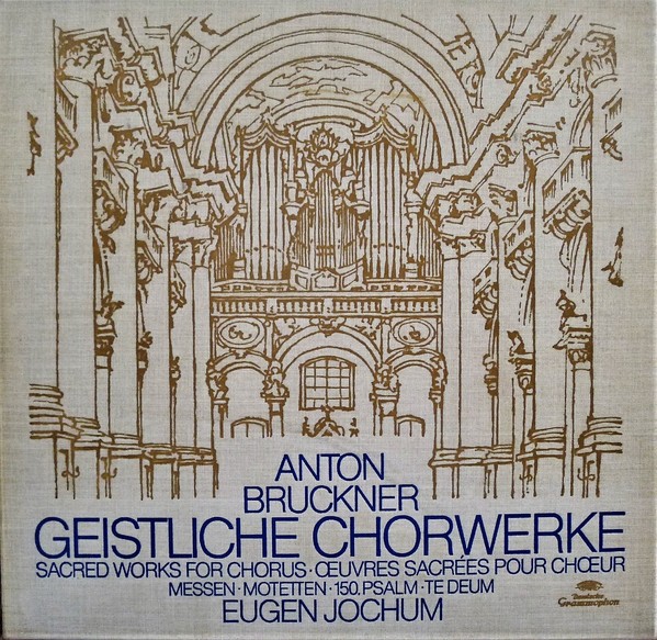 Bruckner Sacred Works for Chorus Eugen Jochum DG 5-LP box set, TV ...