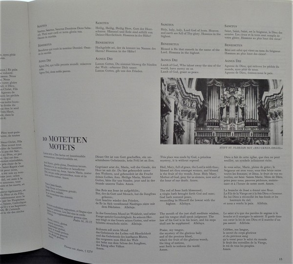 Bruckner Sacred Works for Chorus Eugen Jochum DG 5-LP box set, TV ...