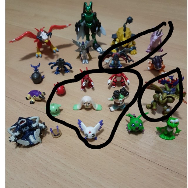 Digimon Mini Attractive Figures, Hobbies & Toys, Toys & Games on Carousell