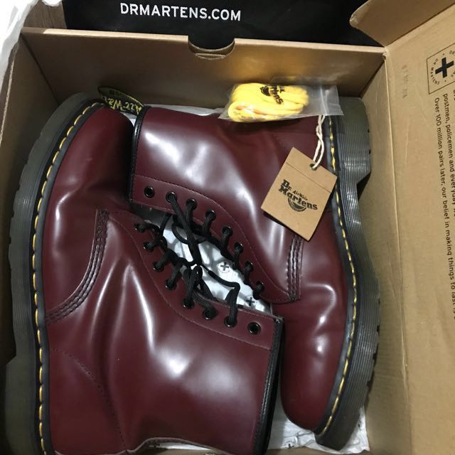 Dr. Martens 1460 Cherry Red Rouge, Women's Fashion, Footwear, Boots on Carousell