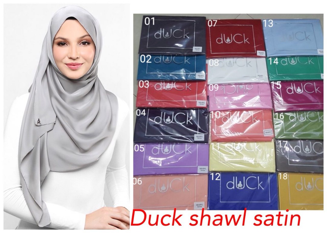 Duck Tudung (Bawal/Shawl), Women's Fashion, Muslimah Fashion, Hijabs on ...