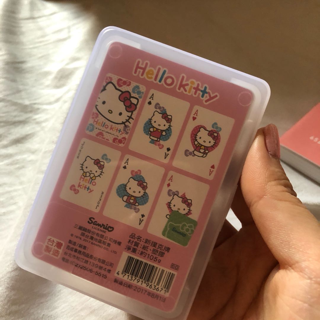 Hello Kitty Poker Card, Hobbies & Toys, Toys & Games on Carousell