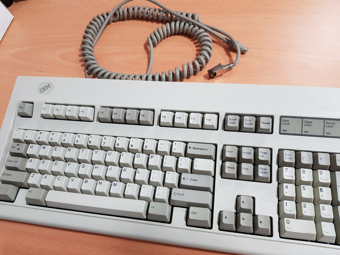 IBM model M mechanical PS/2 keyboard, Computers & Tech, Parts ...