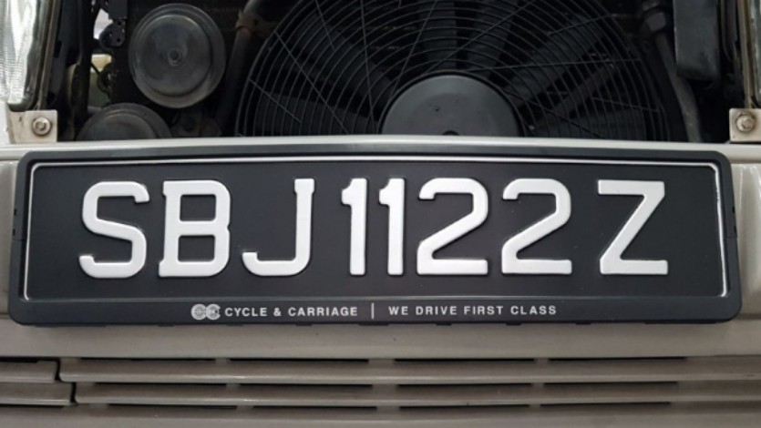 Number Plate SBJ1122Z, Car Accessories on Carousell