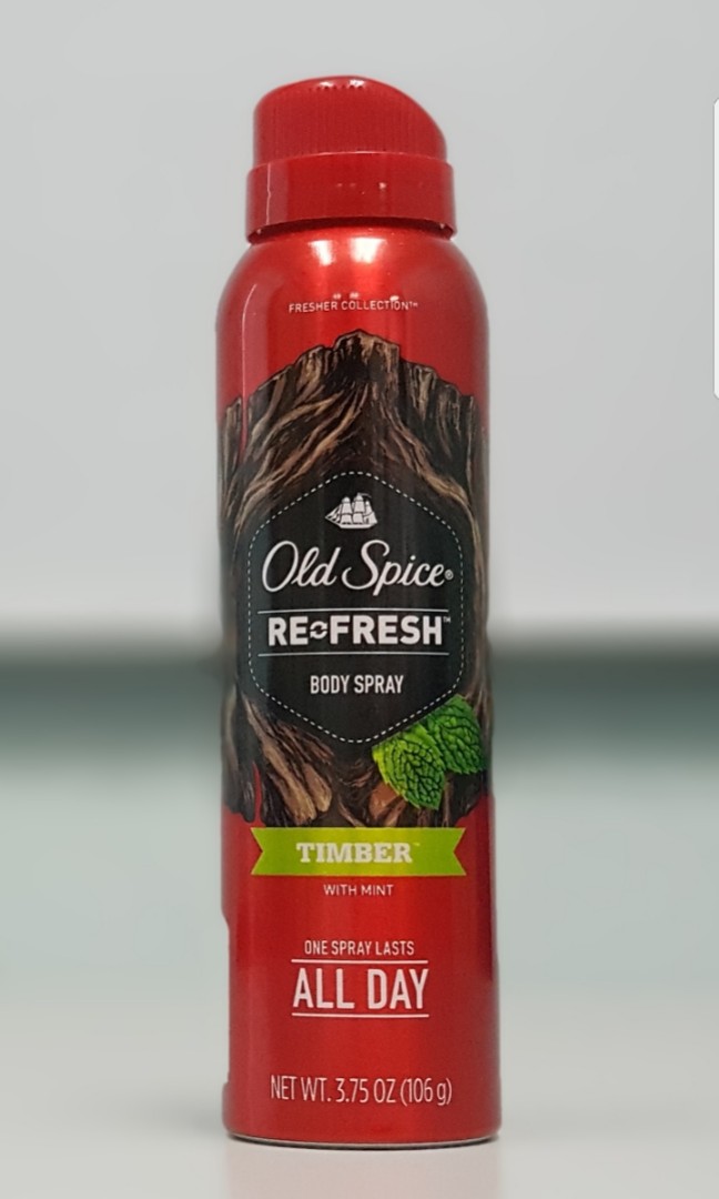 OLD SPICE - TIMBER FRESHER COLLECTION DEODORANT, Men's Fashion ...