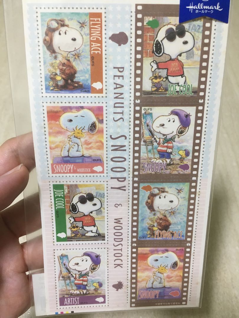 Snoopy & Woodstock stamp stickers, Hobbies & Toys, Memorabilia ...